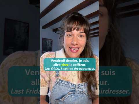Alicia est allée chez le coiffeur ! #learnfrench #lingonifrench #shorts