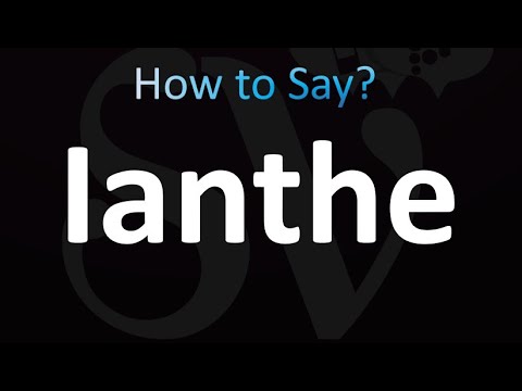 How to Pronounce Ianthe (correctly!)