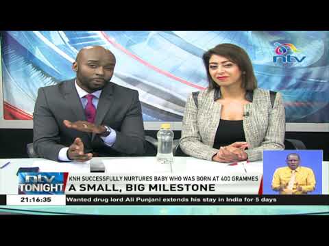 Kenyatta National Hospital successfully nurture baby born at 400g