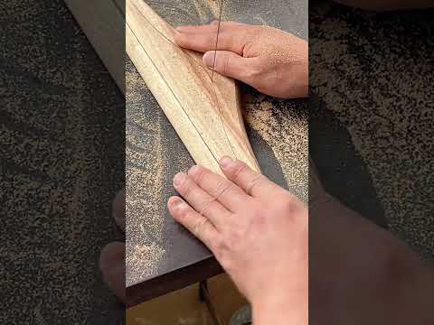 Camphorwood coat hanger making technique !#safetyfirst #warning #tools