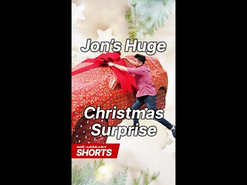 Jon gets a HUGE X'mas surprise present from @KiaSingapore #Shorts