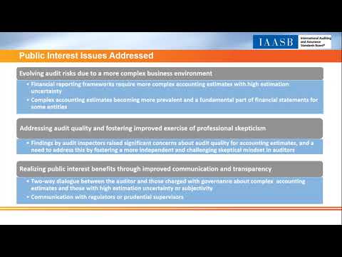 ISA 540 (Revised) Presentation