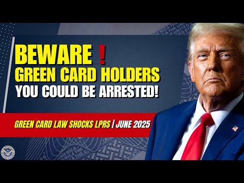 Why You MUST Carry Your Green Card — Update June 2025