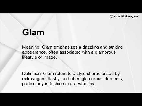 Glam Meaning