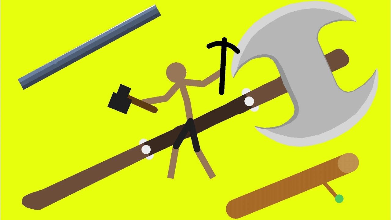 THE BLACK SMITH LIFE AXE MAKING ANIMATION | STICK NODES