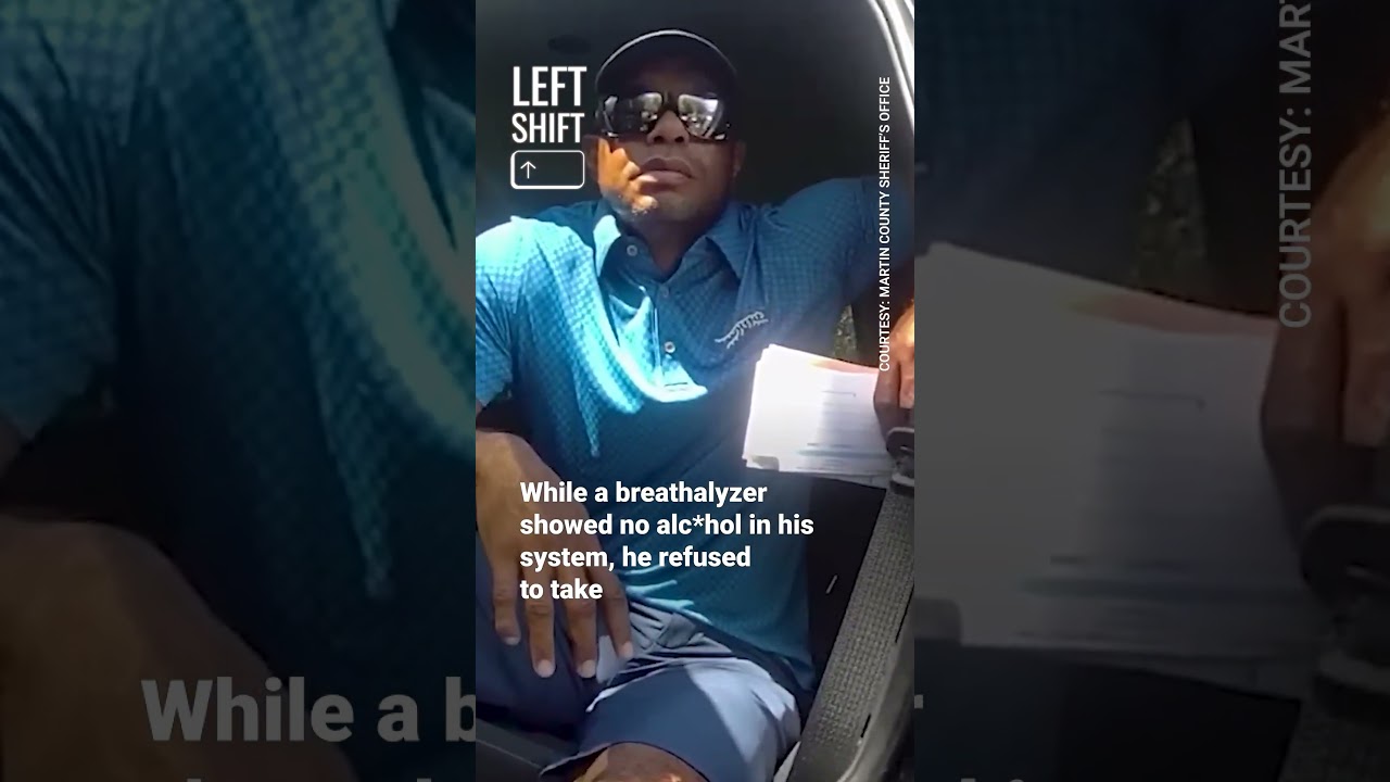 Dazed Tiger Woods caught on camera during DUI arrest