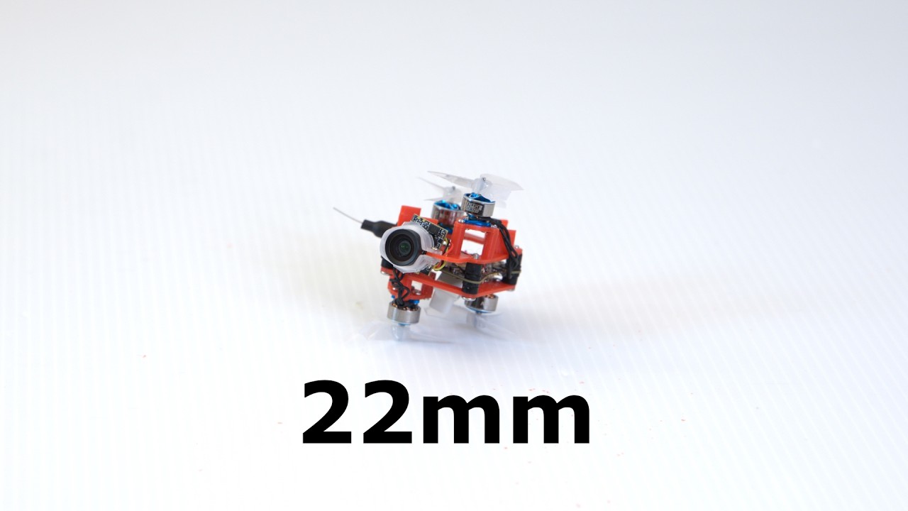 FpV hobby — World's smallest FPV drone: 22mm motor spacing, 25g ...