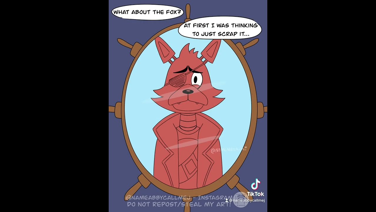 FNAF SB comic - Foxy and Roxy’s Origins