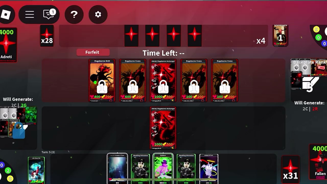 I AM Adreti, Rageborne Archangle (Roblox Blox Cards)