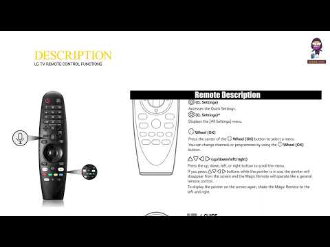 LG TV Remote Control Functions: Magic Remote Owner's Manual