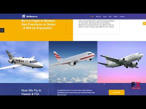 Airlinerra - Private Airline Joomla Template TMT dowload Airlinerra