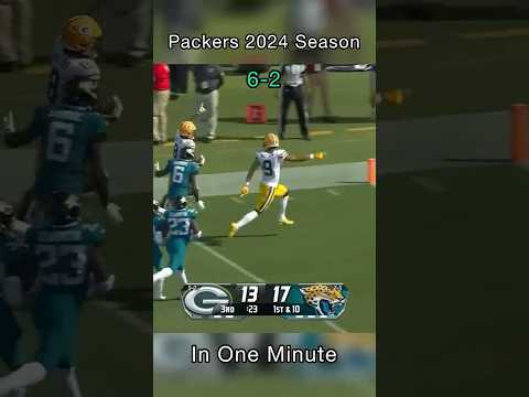 Packers 2024 season in 1 minute #packers #greenbaypackers #gopackgo #nfl #shorts #football #sports