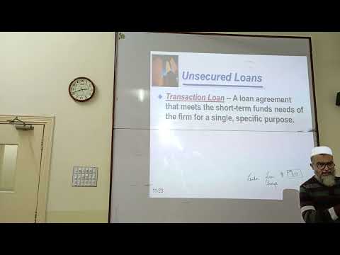 Short-Term Financing Chapter 11: Types of Negotiated Financing, Cost of Borrowing BS A&F 3C