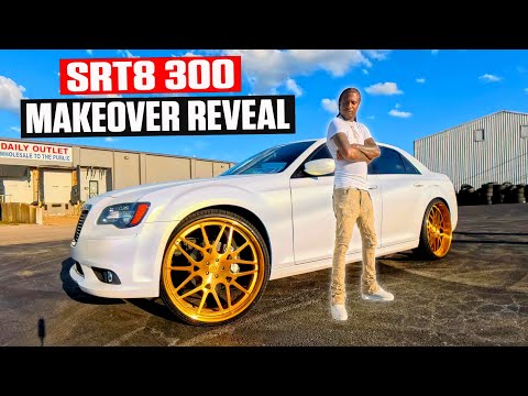 I PUT A CUSTOM WRAP ON MY SRT 300 NEW AGGRESSIVE REAR DIFFUSER AND CHORME DELETE
