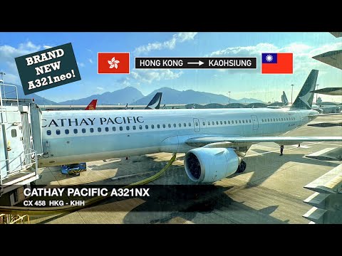 CATHAY’S BRAND NEW A321neo! | Cathay Pacific A321NX | Hong Kong ✈ Kaohsiung | Economy