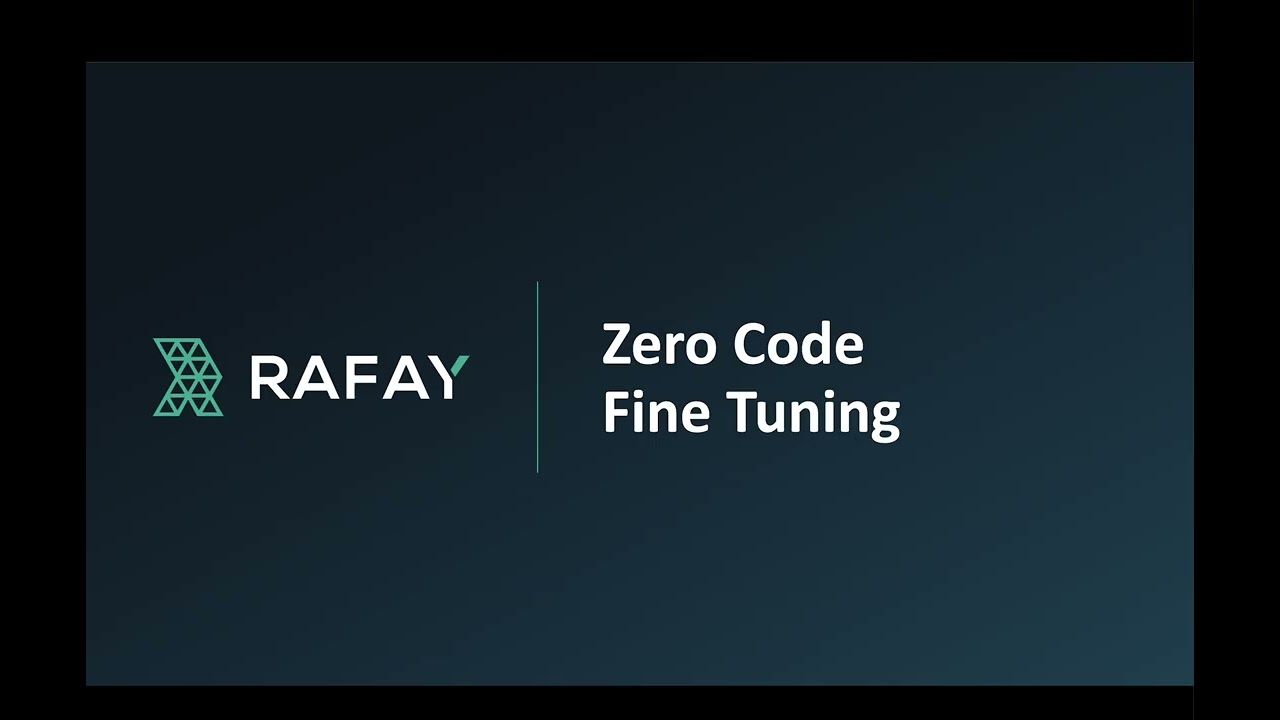 Rafay's Zero Code Generative AI Workbench