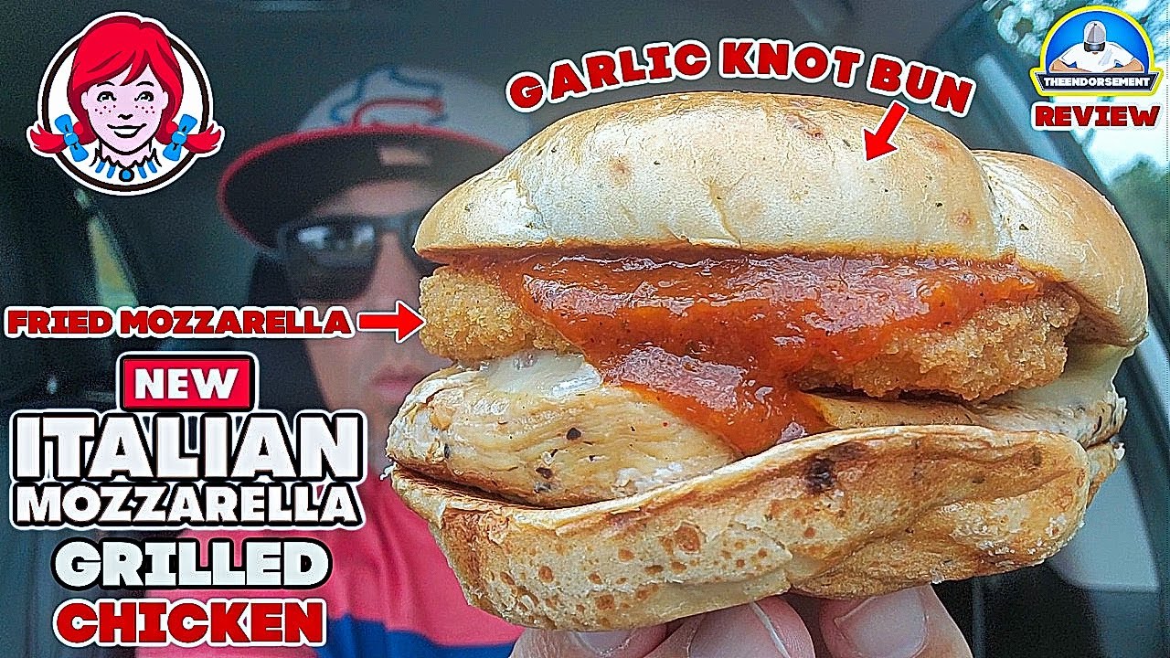 Wendy's® Italian Mozzarella Grilled Chicken Sandwich Review! 👧🐔🥪 | theendorsement