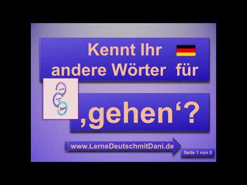 Deutsch lernen: Synonyme für das Verb geben