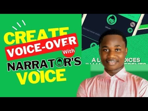 How to Create VOICE-OVER in NARRATOR'S VOICE