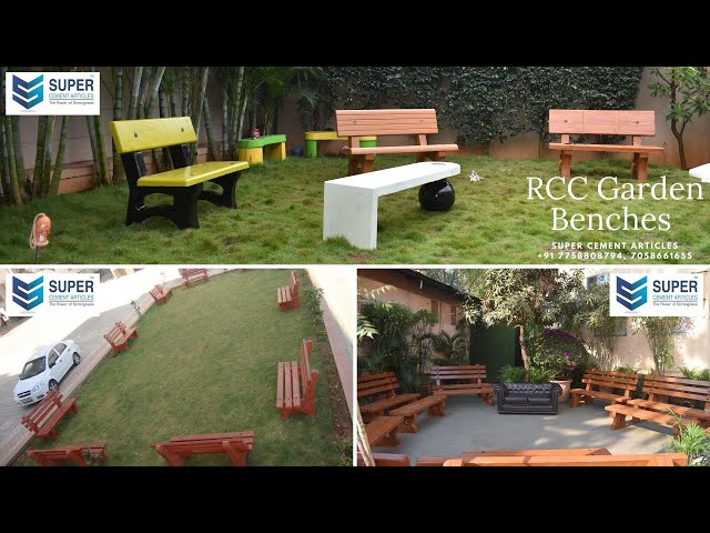 RCC Products for Parks - Precast Park Bench Manufacturer from Nashik