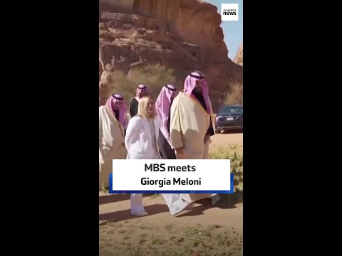 Video | MBS meets Giorgia Meloni | Hatha Alyoum