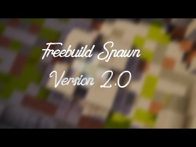 Minecraft Spawn for Survival and Freebuild Servers 🗺️ Minecraft Map