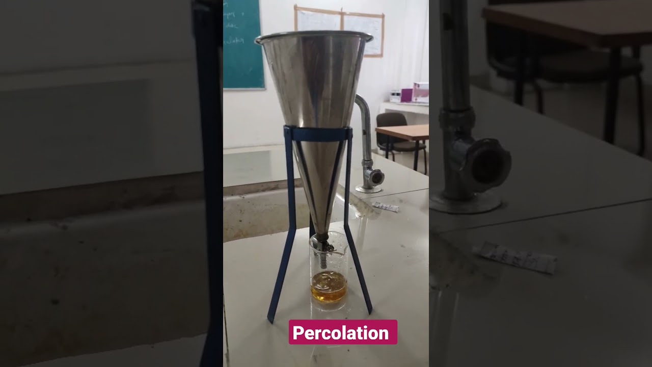 Extraction of Methi seed help of Percolation