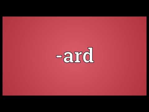 ard Meaning