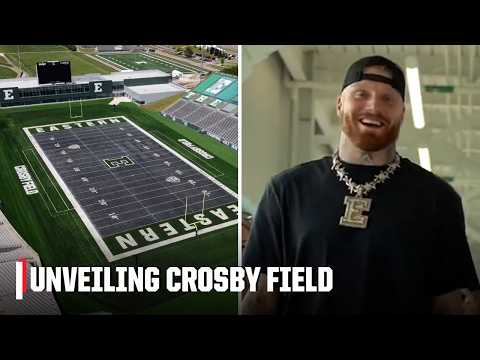 Eastern Michigan unveil 'Crosby Field', named after NFL star Maxx Crosby | ESPN College Football