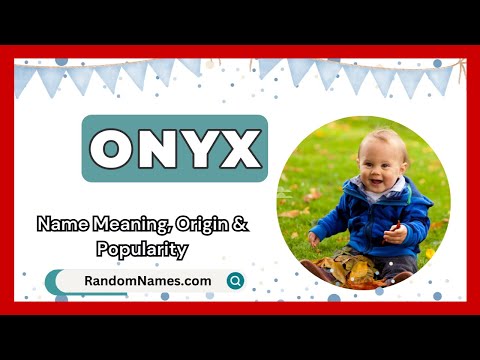 Onyx - Baby Boy Name Meaning, Origin & Popularity - RandomNames.com