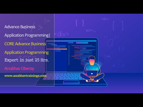 Learn Advance Business Application Programming Training | Tutorial ...