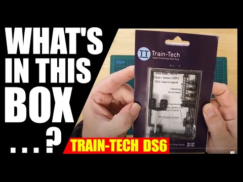 533 - Train-Tech DS6 Working Red/Green (Dual Head) Colour Light Signal for DCC - OO Gauge