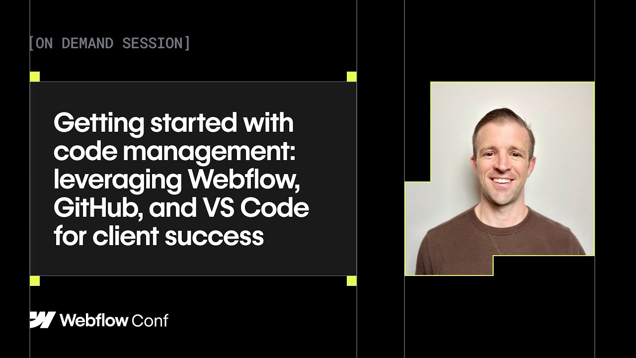 Getting started with code management: leveraging Webflow, GitHub, and VS Code for client success