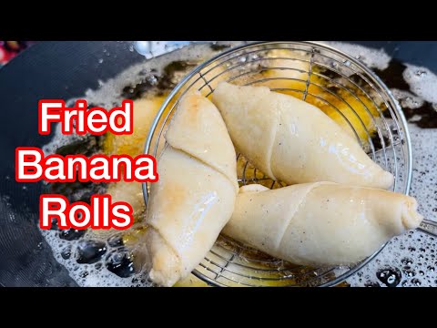 I NEVER THOUGHT THIS RECIPE IS SO EASY!!! FRIED BANANA ROLLS