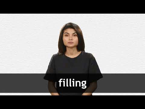 FILLING definition and meaning | Collins English Dictionary