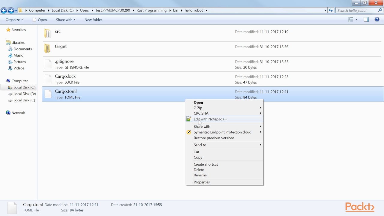 Introduction to Rust Programming : Building with Cargo | packtpub.com
