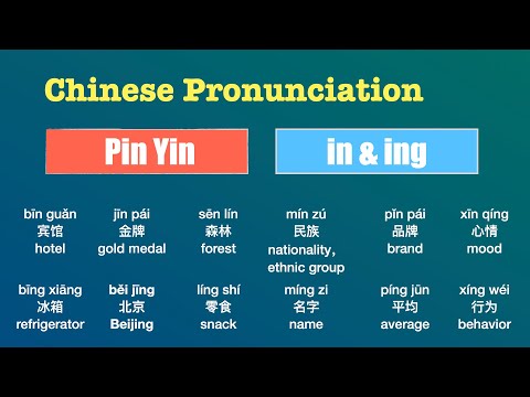 【Chinese PinYin Pronunciation 】【in&ing】80 words with 'b/p/j/l/m/n/p/q/x/y'_Listening Practice
