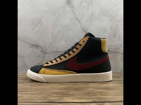 Cheap Nike Blazer Mid QS HH Black Date Red Yellow Hook CU6442 001 Sneakers 6
