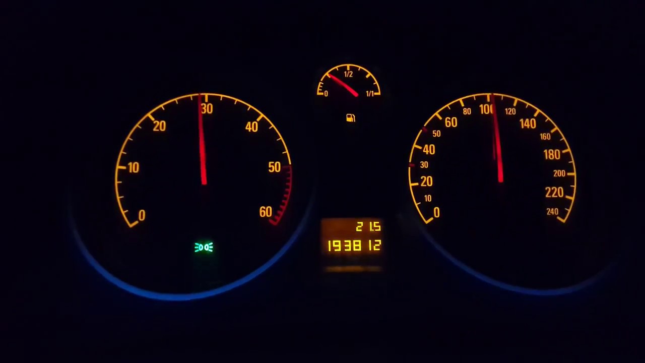 Opel Astra H 1,7 CDTI 100 HP  Acceleration 0-100 przyśpieszenie