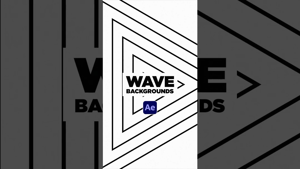 Create Amazing Backgrounds with Radio Waves in After Effects #tutorial