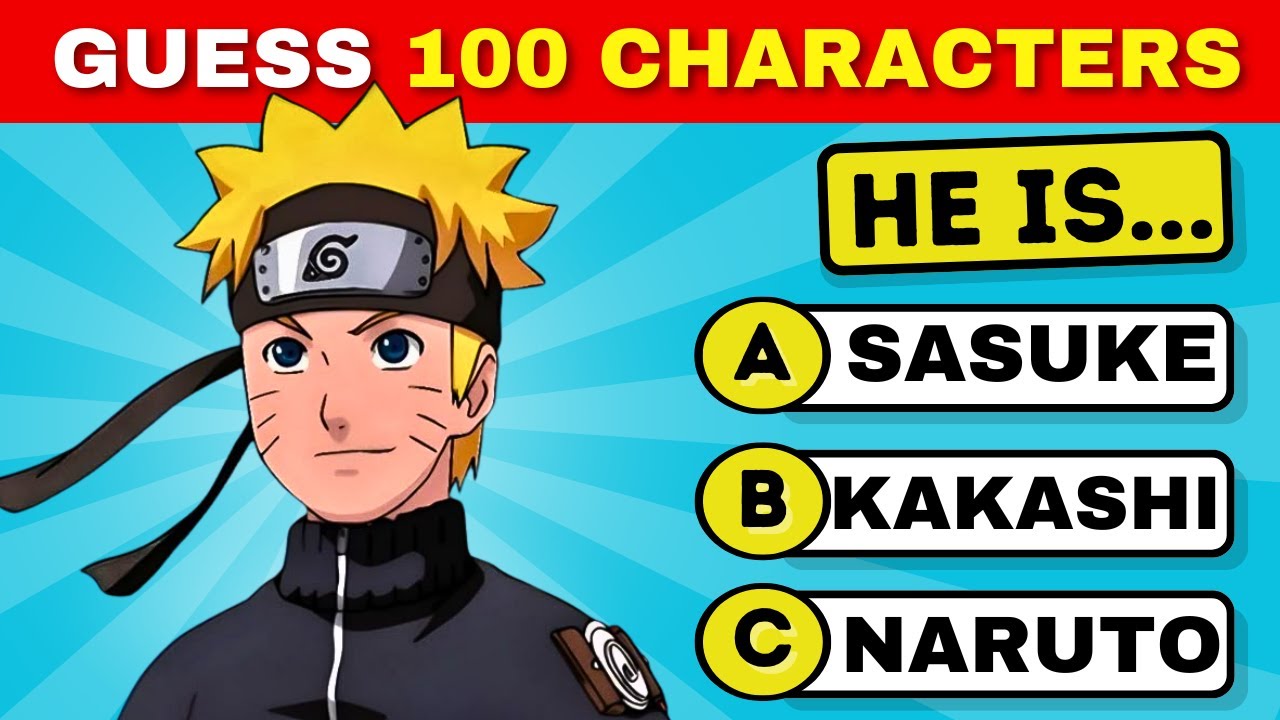 Can You Name These 100 Naruto Characters? 🌀 | Ultimate Ninja Quiz