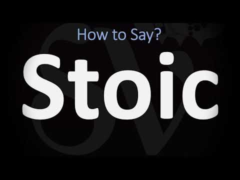 How to Pronounce Stoic? (CORRECTLY)