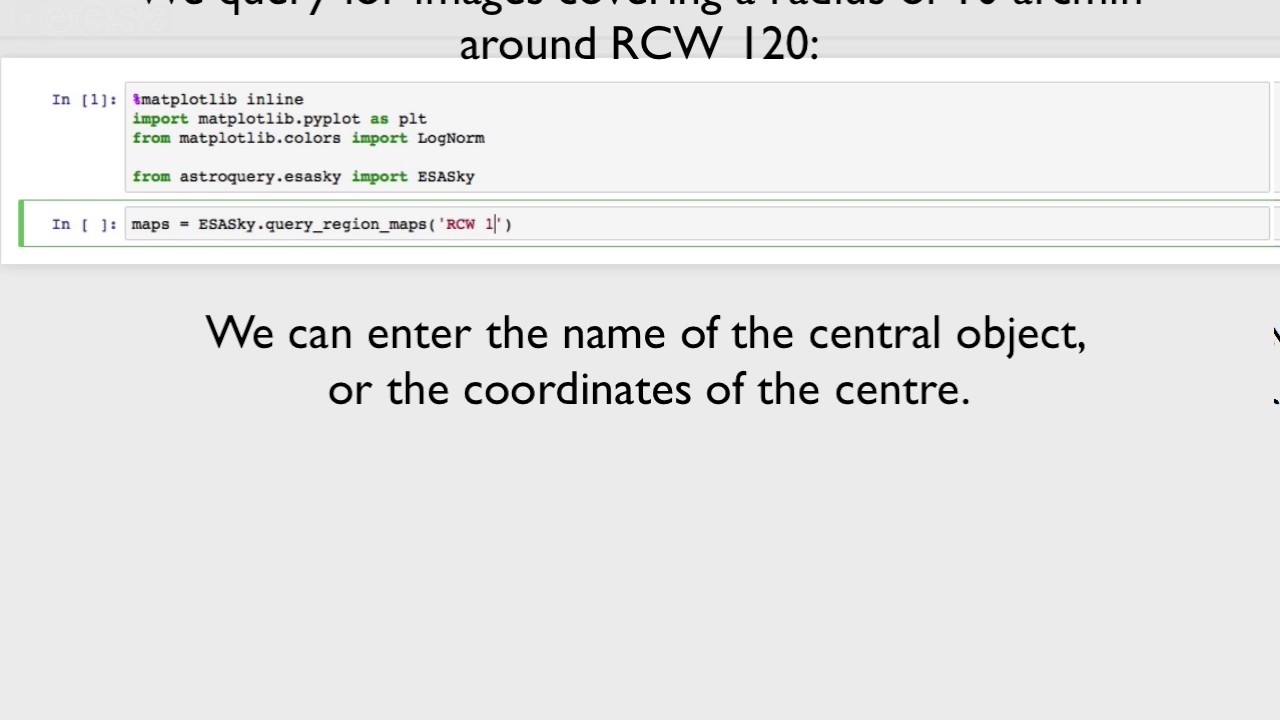 How to query ESASky with a python script using astropy/astroquery: cone search