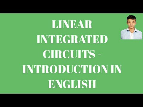 Linear integrated circuits introduction in English