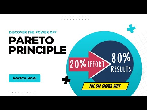 Pareto Principle | Pareto Rule | 80 20 rule | 80 / 20 Rule | Principle Pareto | Lean Six Sigma