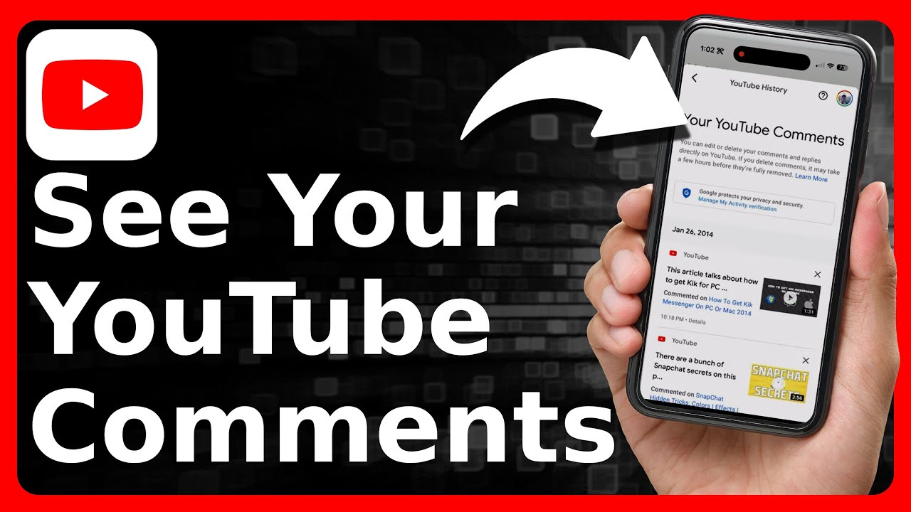How To See Your Comments On YouTube