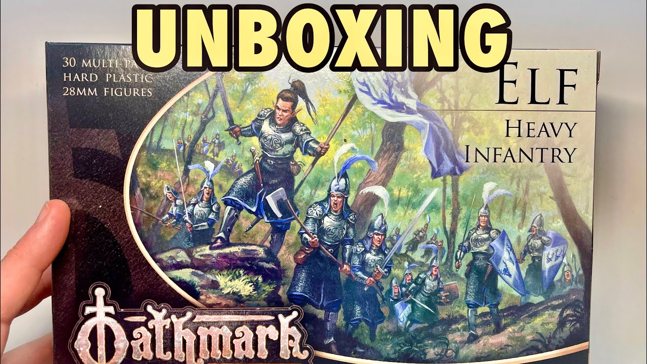 Let’s Look at Oathmark Elf Heavy Infantry | Plastic Miniature Review