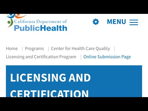 How to submit CNA and HHA Application on CDPH online portal