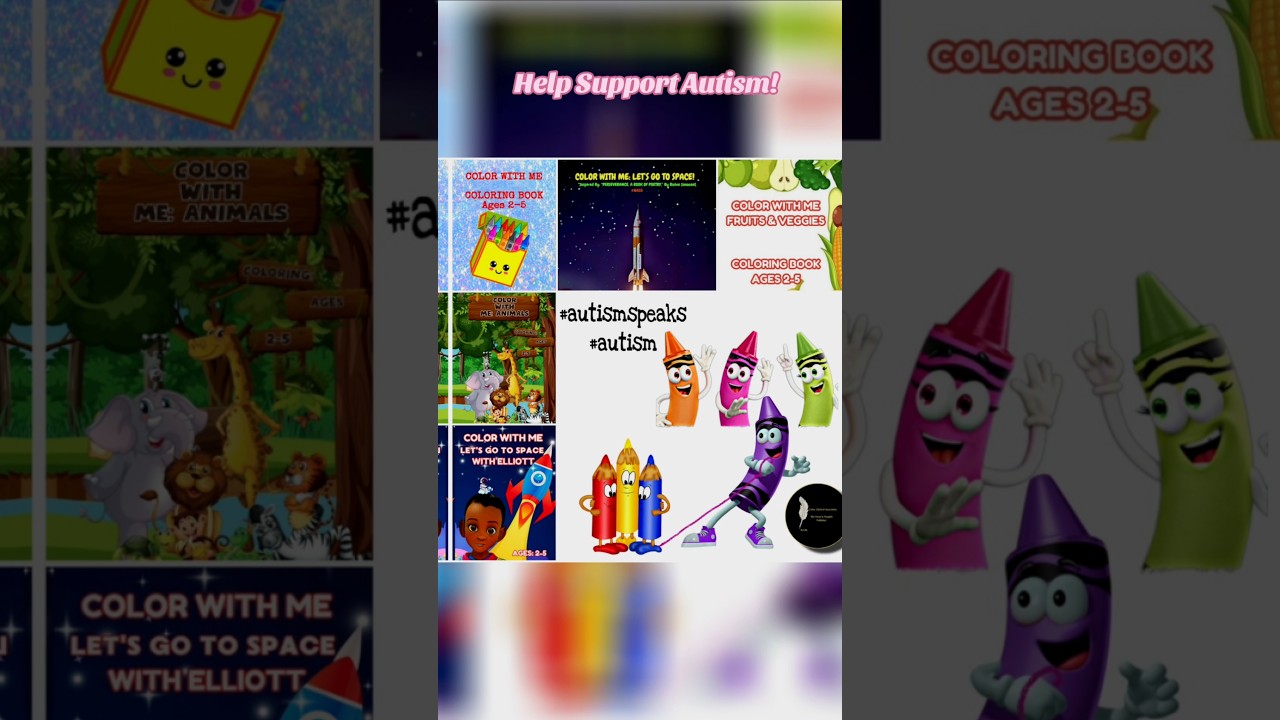 Coloring Books 4 Autism Awareness