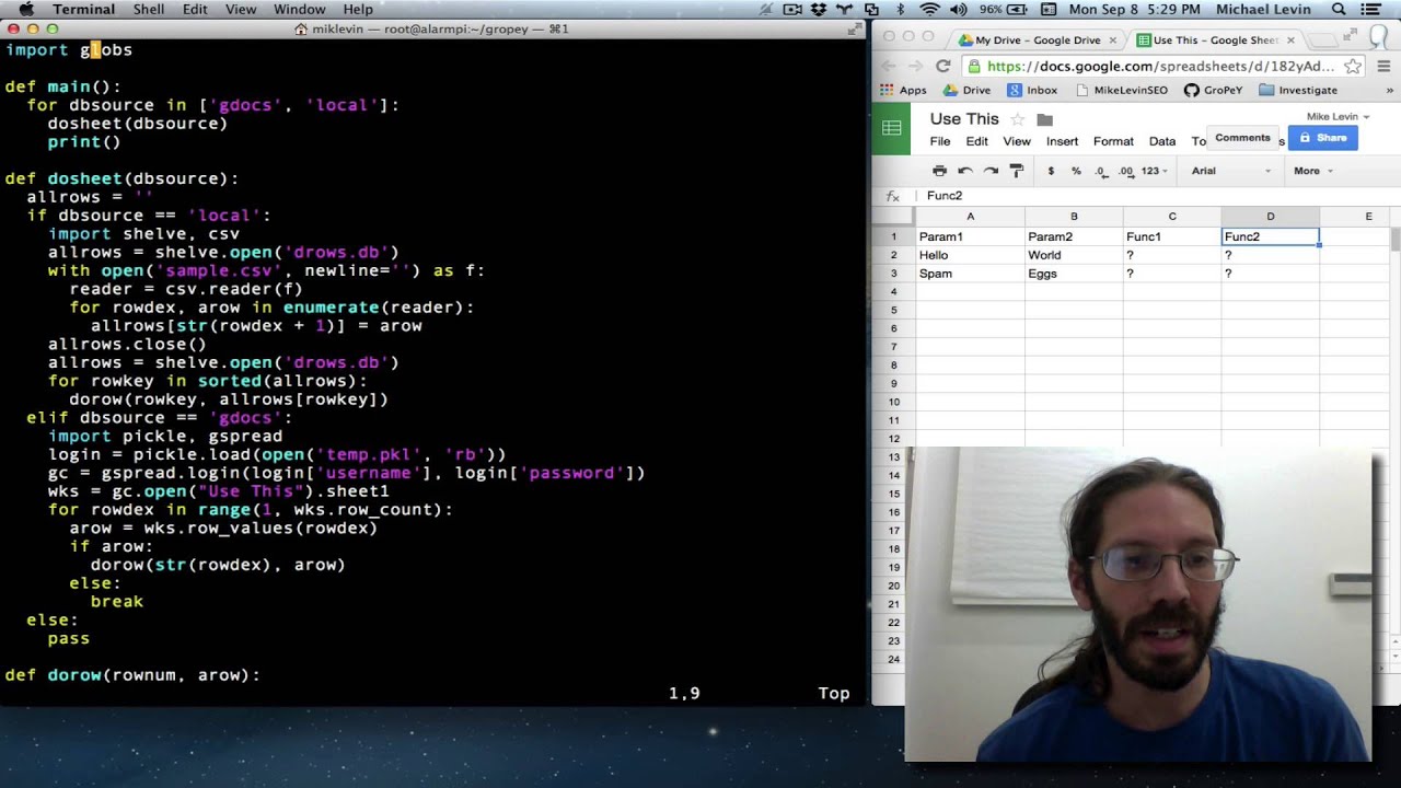 Using Namespace for Global Variables in Python